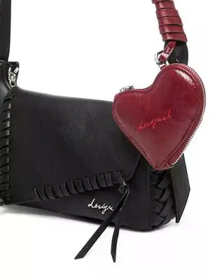 Desigual Medium Heart-motif Whipstitched Shoulder Bag