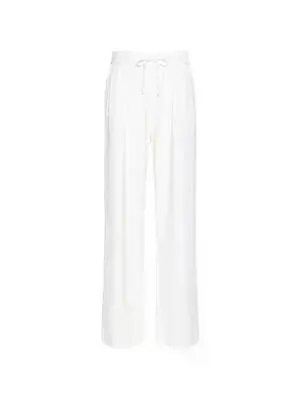 Max Mara Drawstring Wide-leg Track Pants - Neutrals