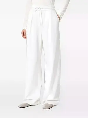 Max Mara Drawstring Wide-leg Track Pants - Neutrals