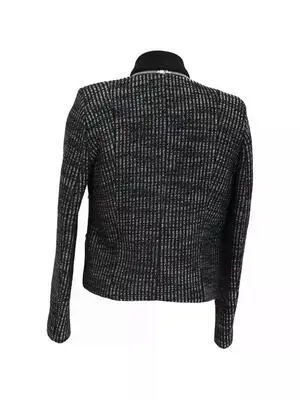 Sandro Tweed Zip-accent Blazer