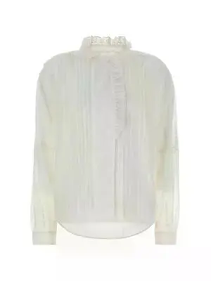 Isabel Marant Étoile Leota Ruffled Pleated Shirt