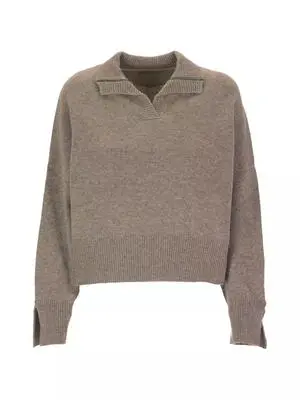 PUROTATTO Spread-collar Cashmere Sweater