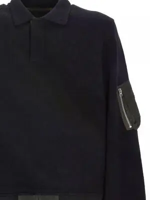 Sacai Zip-pocket Wool Sweater