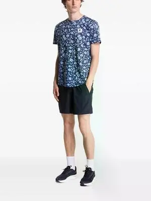 SAYSKY Flower Combat Print T-shirt - Blue