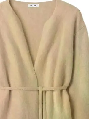 Soft Goat Belted Cashmere Cardigan