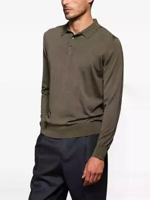 Caruso Long-sleeve Polo Shirt