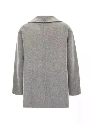 THE DYNAMIS STUDIO Double-breasted Shawl-lapel Coat