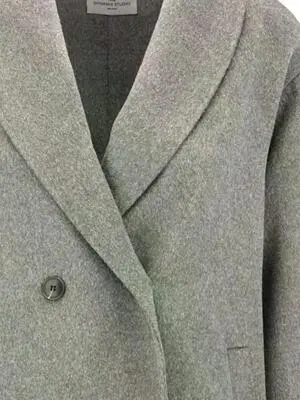 THE DYNAMIS STUDIO Double-breasted Shawl-lapel Coat