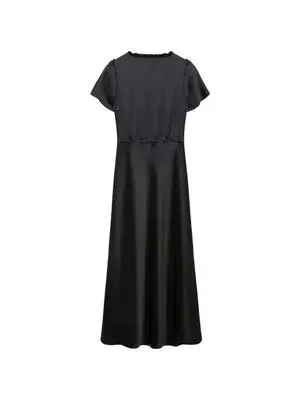 Dorothee Schumacher Ruffle-trim Bias-cut Midi Dress