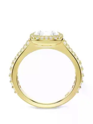 SWAROVSKI Una Angelic Cushion-cut Crystal-embellished Ring