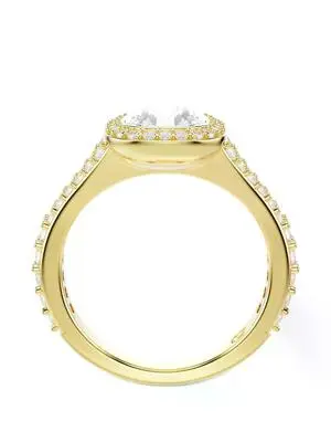 SWAROVSKI Una Angelic Cushion-cut Crystal-embellished Ring