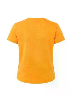 MOTHER Graphic-print Slub-texture T-shirt
