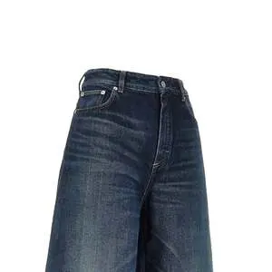 Alaïa Denim Palazzo Shorts