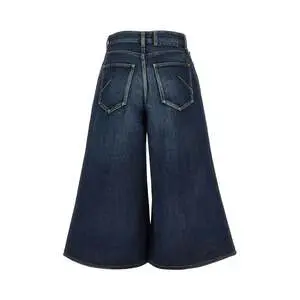 Alaïa Denim Palazzo Shorts