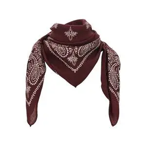 Destin Judy' Wool Squa Scarf - Red