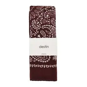 Destin Judy' Wool Squa Scarf - Red
