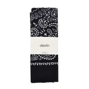 Destin Judy' Wool Squared Scarf - Blue