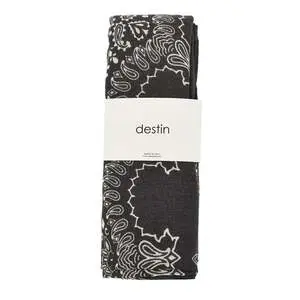 Destin Judy' Wool Squared Scarf - Grey