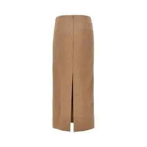 ARMARIUM Jackie Stretch Wool Midi Skirt
