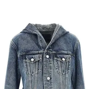 Alaïa Hooded Denim Jacket