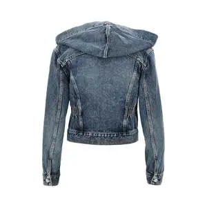 Alaïa Hooded Denim Jacket