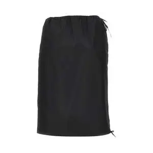 Prada Re-nylon Pencil Skirt - Black