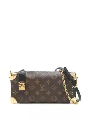 LOUIS VUITTON 2021-2026 Monogram Slim Trunk Shoulder Bag - Brown