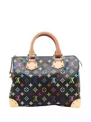LOUIS VUITTON 2001 Monogram Multicolore Speedy 30 Boston Bag