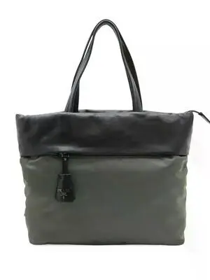 Prada 2013-2026 Tessuto And Nappa Reversible Satchel