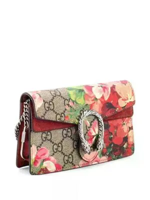 Gucci Dionysus Blooms Print Gg Coated Canvas Super Mini Cross Body Bag