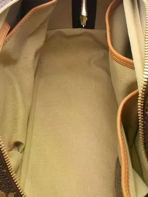 LOUIS VUITTON Monogram Deauville Handbag - Brown
