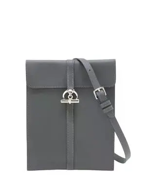 Hermès 2025 Swift Glenan To Go Pouch Crossbody Bag - Grey