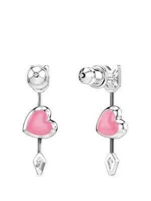 SWAROVSKI Idyllia Crystal Heart-motif Earrings