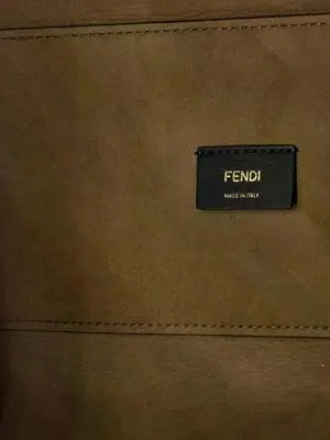 Fendi Sunshine Shopper Leather Medium Tote Bag