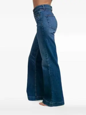 ASKK NY Juniper Faded-effect Flared Jeans