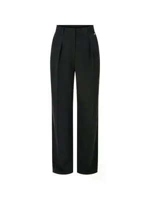 Armani Exchange Pleated Straight-leg Trousers