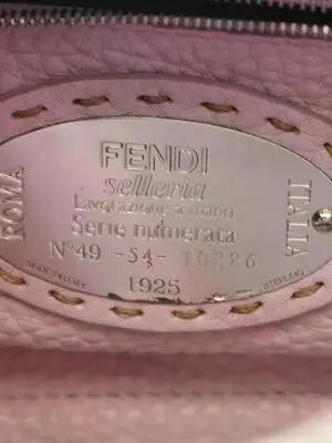 Fendi 2010-2026 Mini Leather Selleria Peekaboo Iconic Satchel