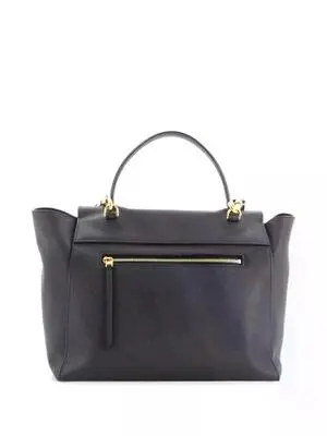 Celine Belt Bag Textured Leather Mini Shoulder Bag - Black