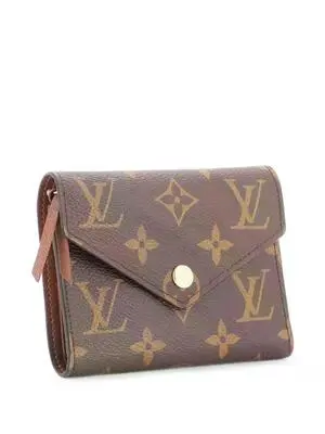 LOUIS VUITTON Victorine Wallet Monogram Canvas Small Wallets