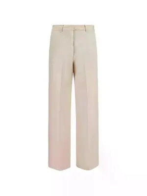FORTE_FORTE Straight-leg Belt-loop Trousers