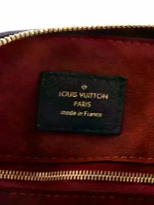 LOUIS VUITTON Speedy Bandouliere Bag Bicolor Monogram Empreinte Giant 25 Handbag - Black