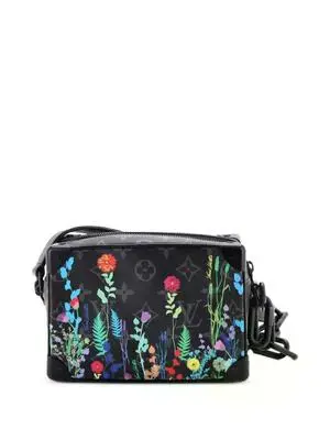 LOUIS VUITTON Soft Trunk Bag Limited Edition Foliage Monogram Eclipse Mini Cross Body Bag