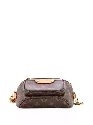 LOUIS VUITTON Monogram Canvas Mini Belt Bag - Brown