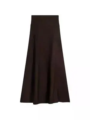 Vanessa Bruno Ribbed-knit Midi Skirt