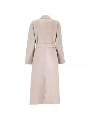 PUROTATTO Belted Shawl-collar Coat - Neutrals