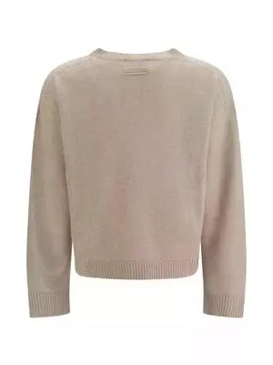 Fabiana Filippi Crew-neck Cashmere Sweater - Neutrals