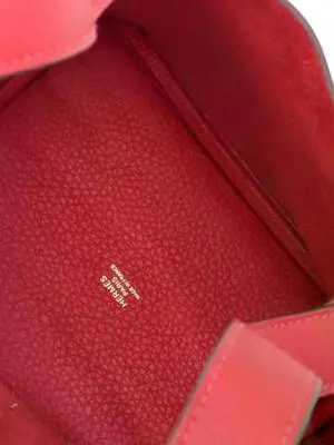 Hermès 2022 Clemence Picotin Lock 18 Handbag - Red