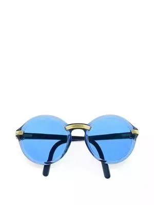 Cartier Round-frame Sunglasses - Blue