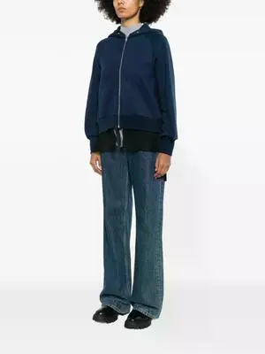Undercover Layered-design Zip-up Hoodie