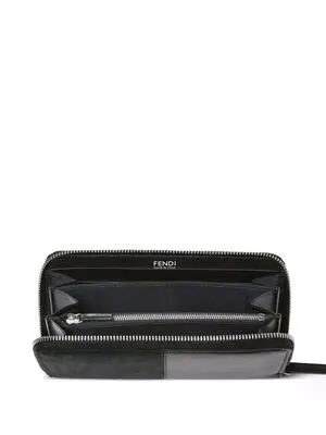 Fendi Ff Jacquard Zip-around Wallet